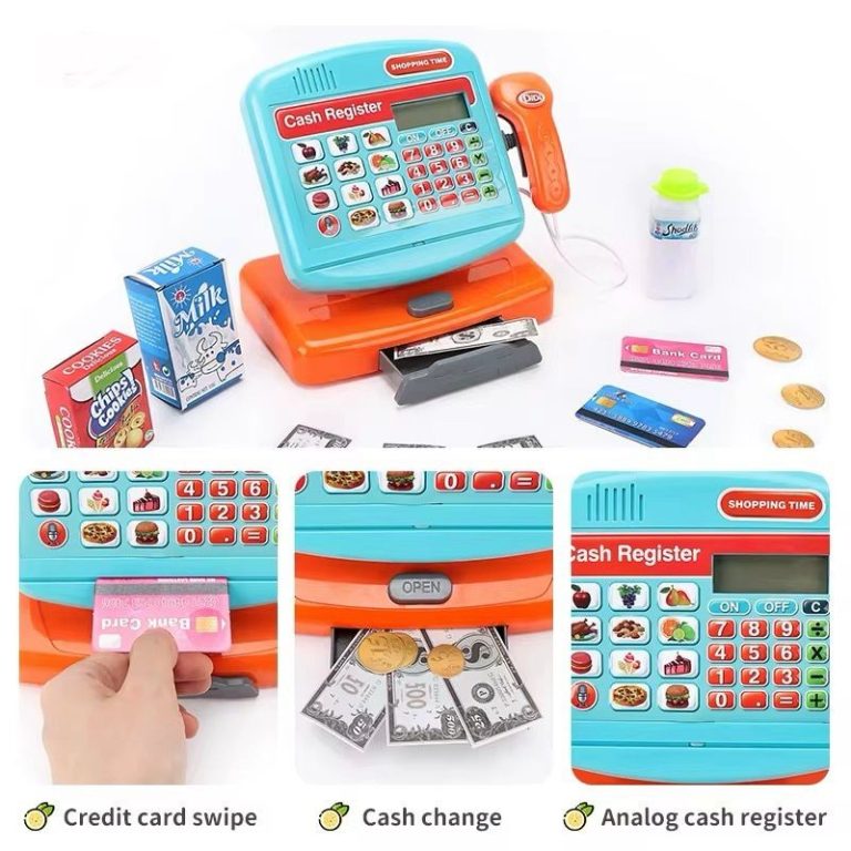 Kids Intelligent Store Set – Deluxe Toy Cash Register with Scanner ...
