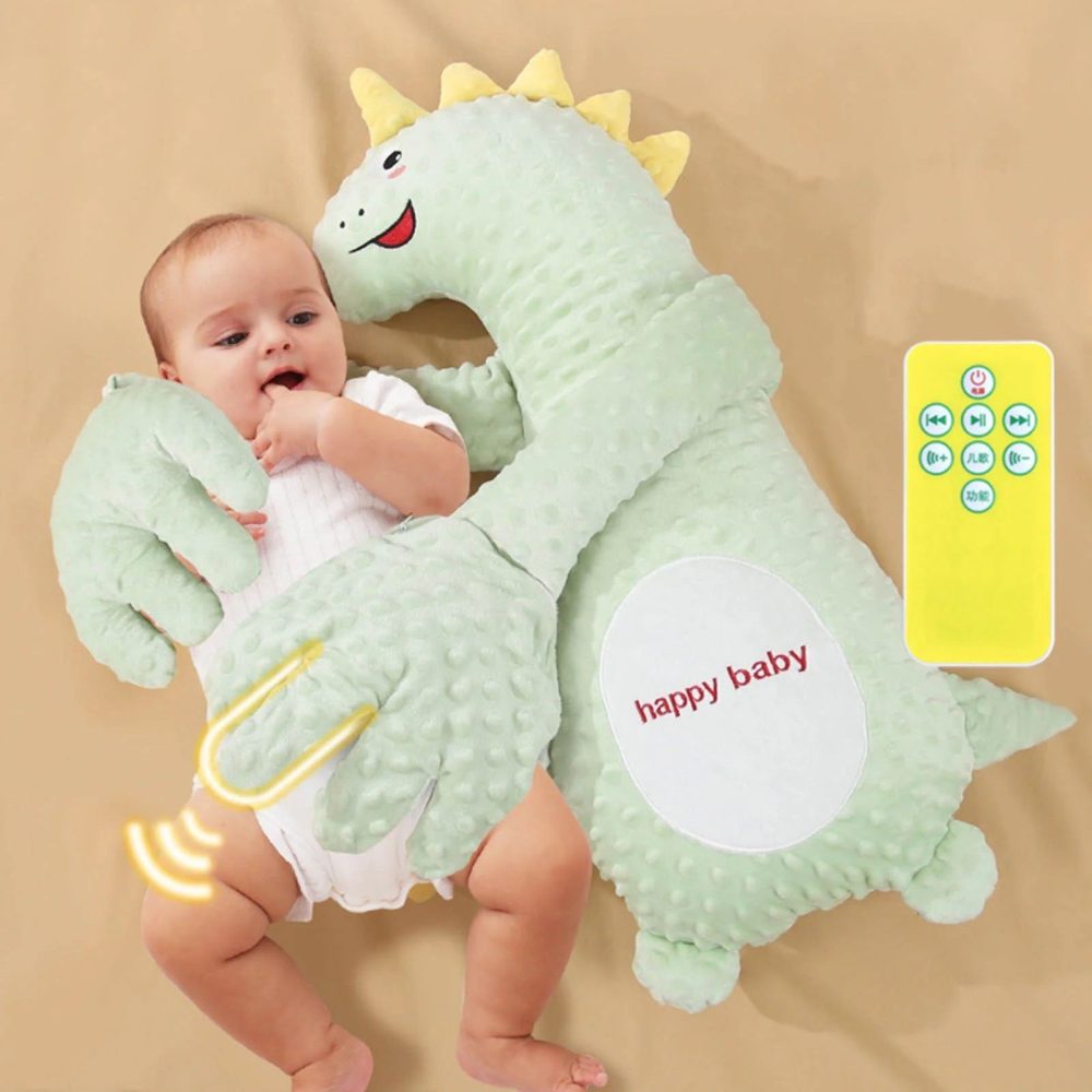 Hugging Soothing Pillow with Gentle Patting Function - Emma Blue World ...