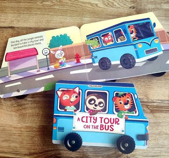 A City Tour on the Bus – Board Book - Emma Blue World Of Toys
